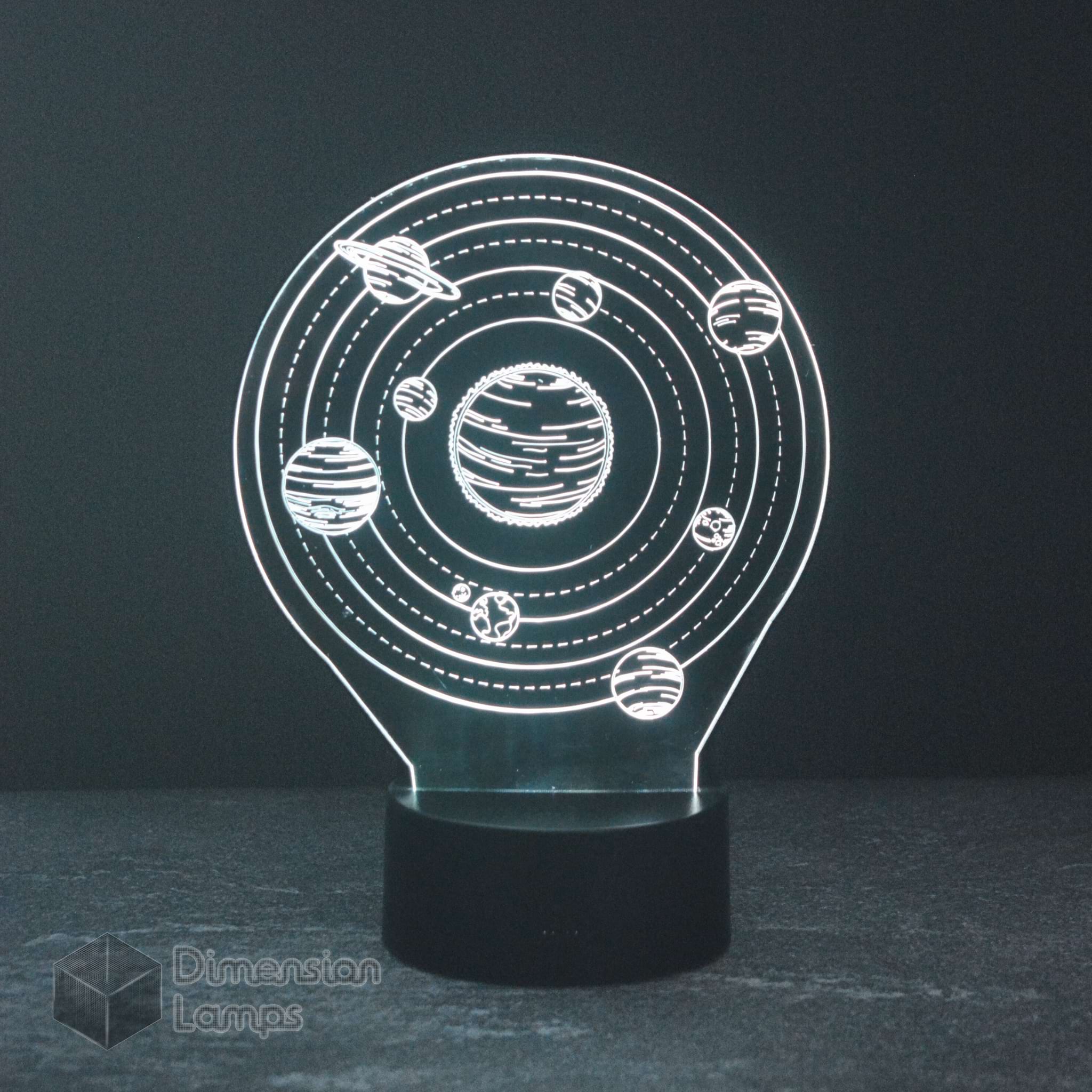 Solar System 3D Lamp – Jewelsmemory-Store