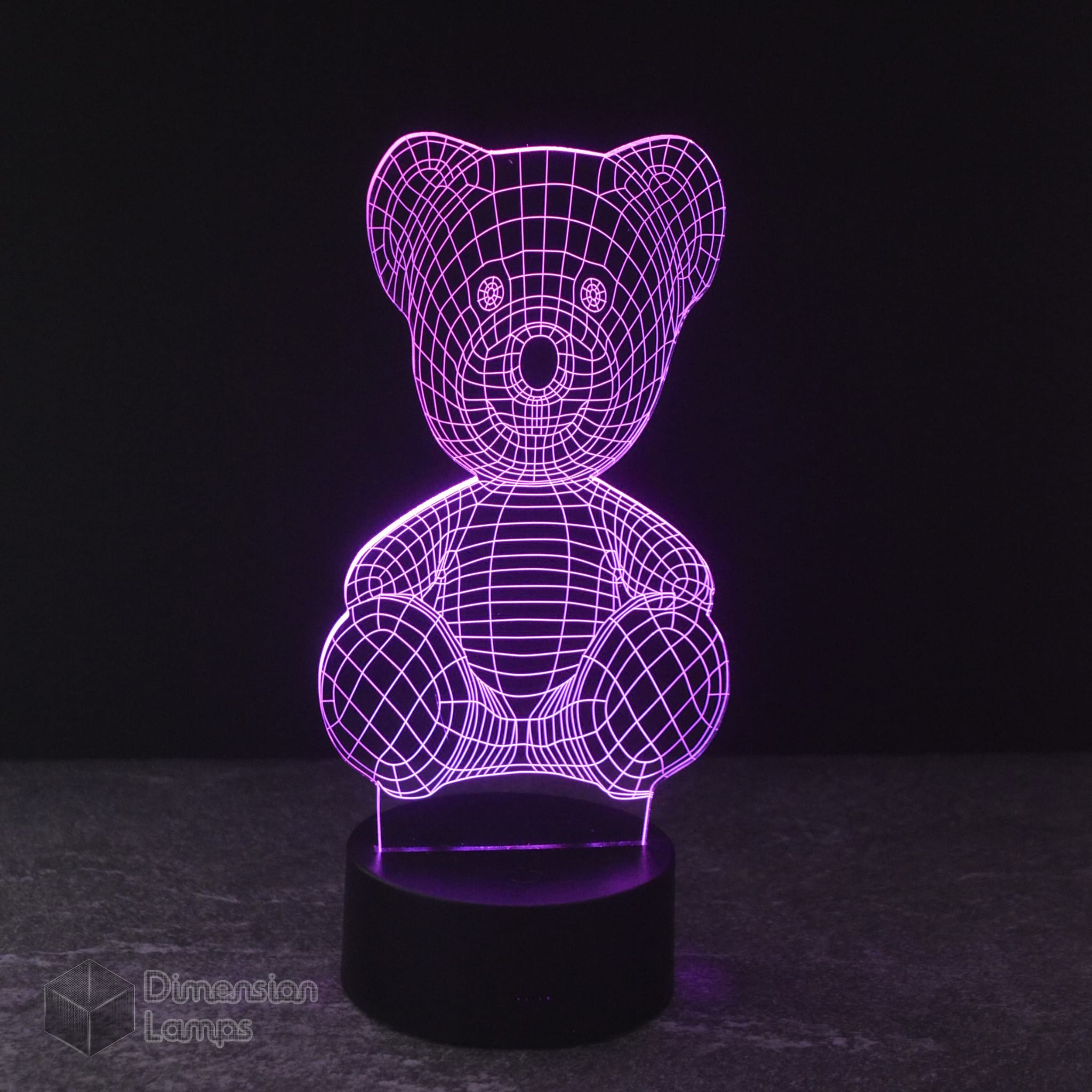 Teddy Bear 3D Lamp – Jewelsmemory-Store
